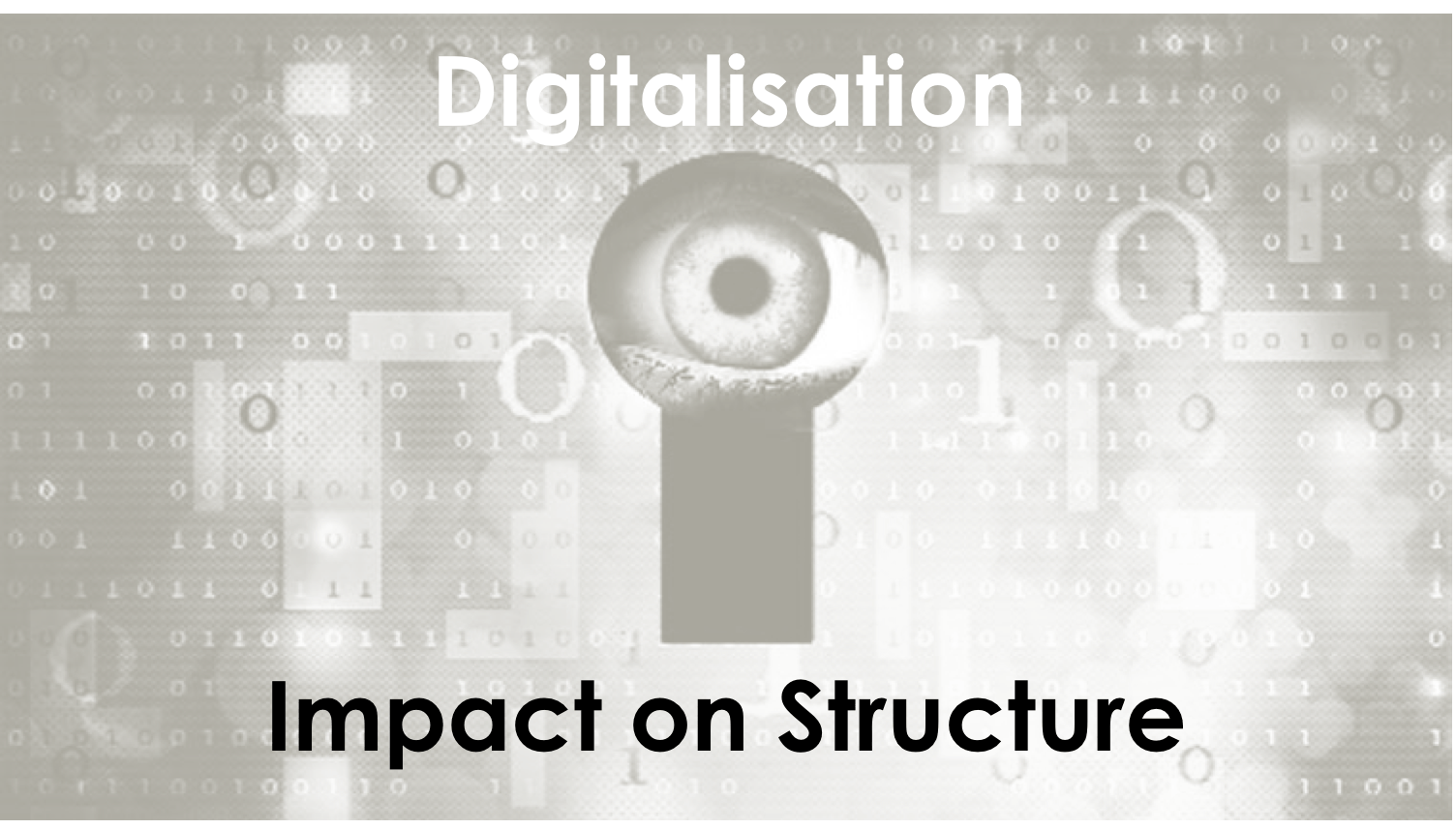 Digitalisation 2.2 – Impact on Organisational Structure - Global ...